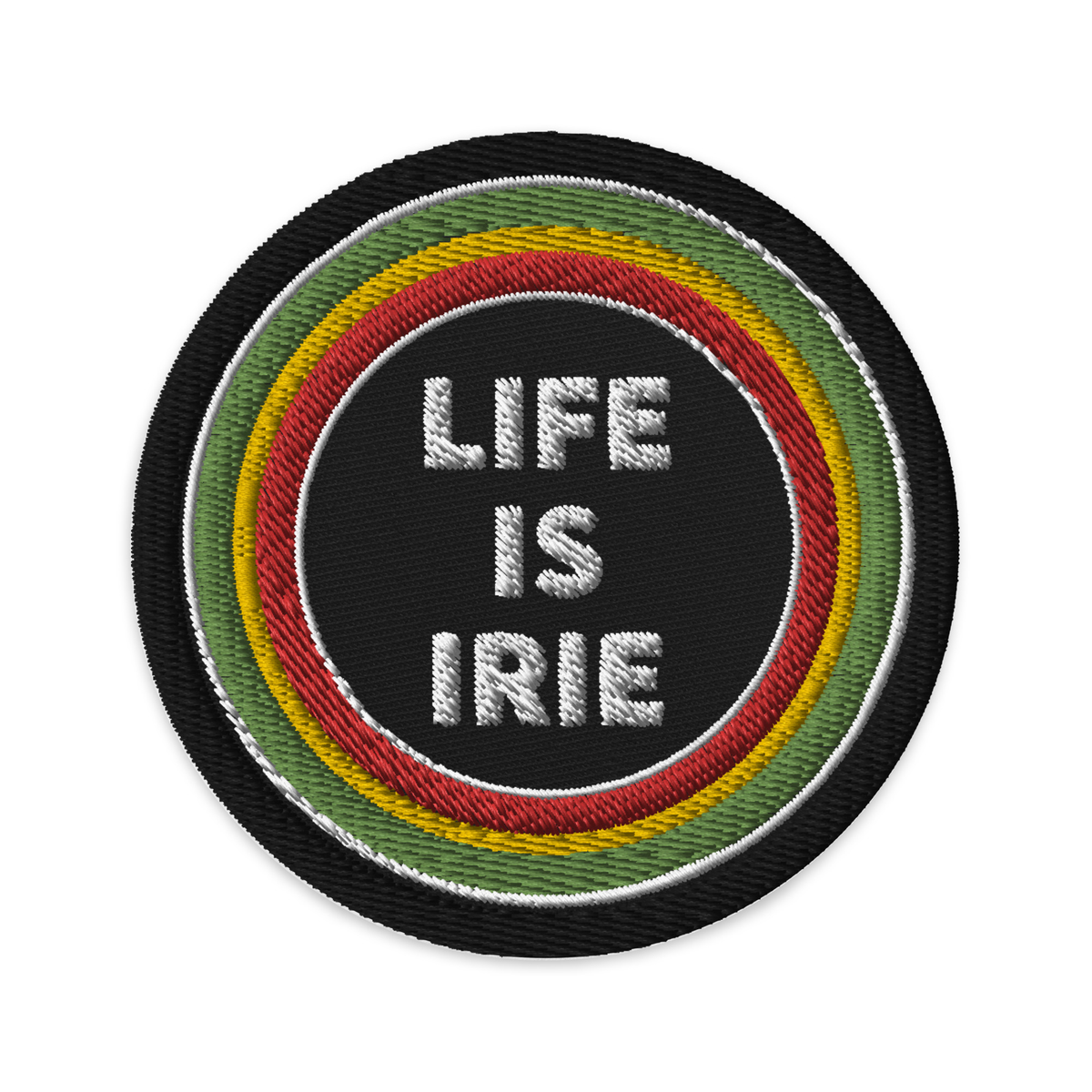 LIFE IS IRIE Patches